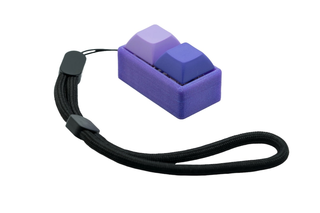 Two-button Clicky Mechanical Switch Fidget Toy W/ Adjustable Wrist ...