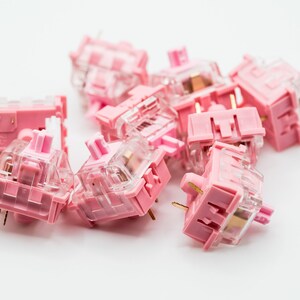 Lubed / Filmed KTT Rose Linear Switches - Etsy Australia