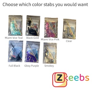 Lubed and Wire-balanced Durock V2 Screw-in Stabilizers for Custom ...