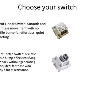Office Friendly Silent Tactile Bubble Base 3x3 Clicky Keyboard Switch ...