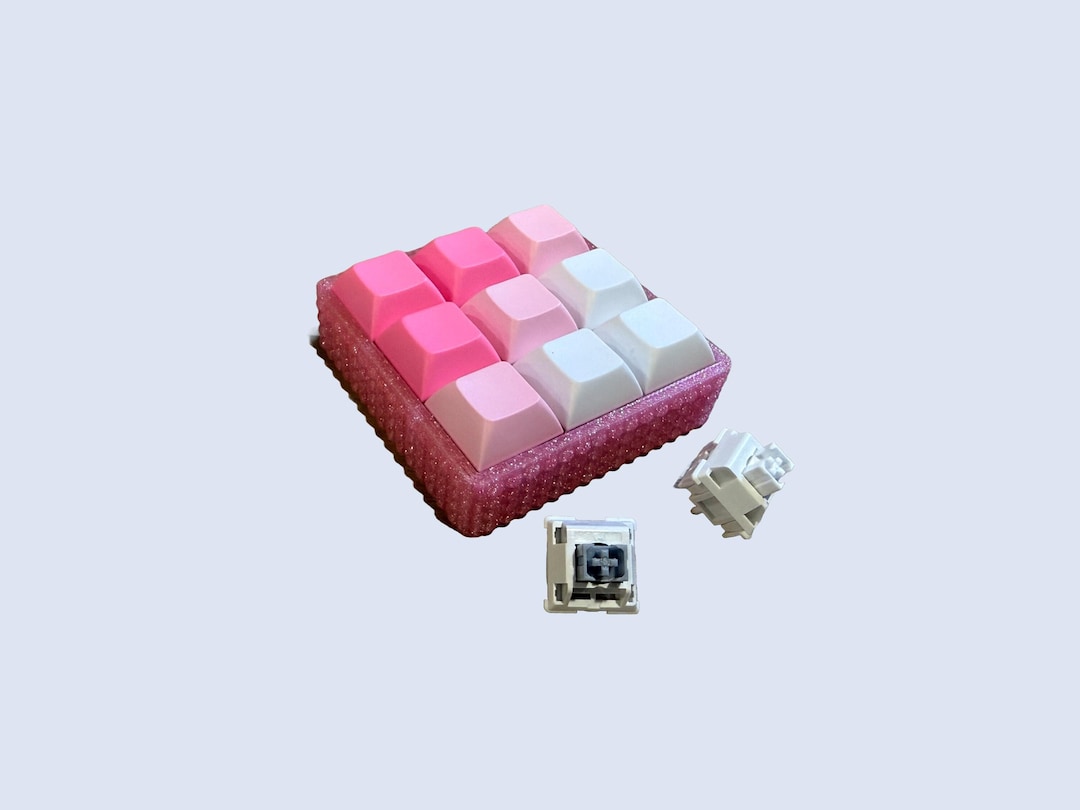 Office Friendly Silent Tactile Bubble Base 3x3 Clicky Keyboard Switch ...