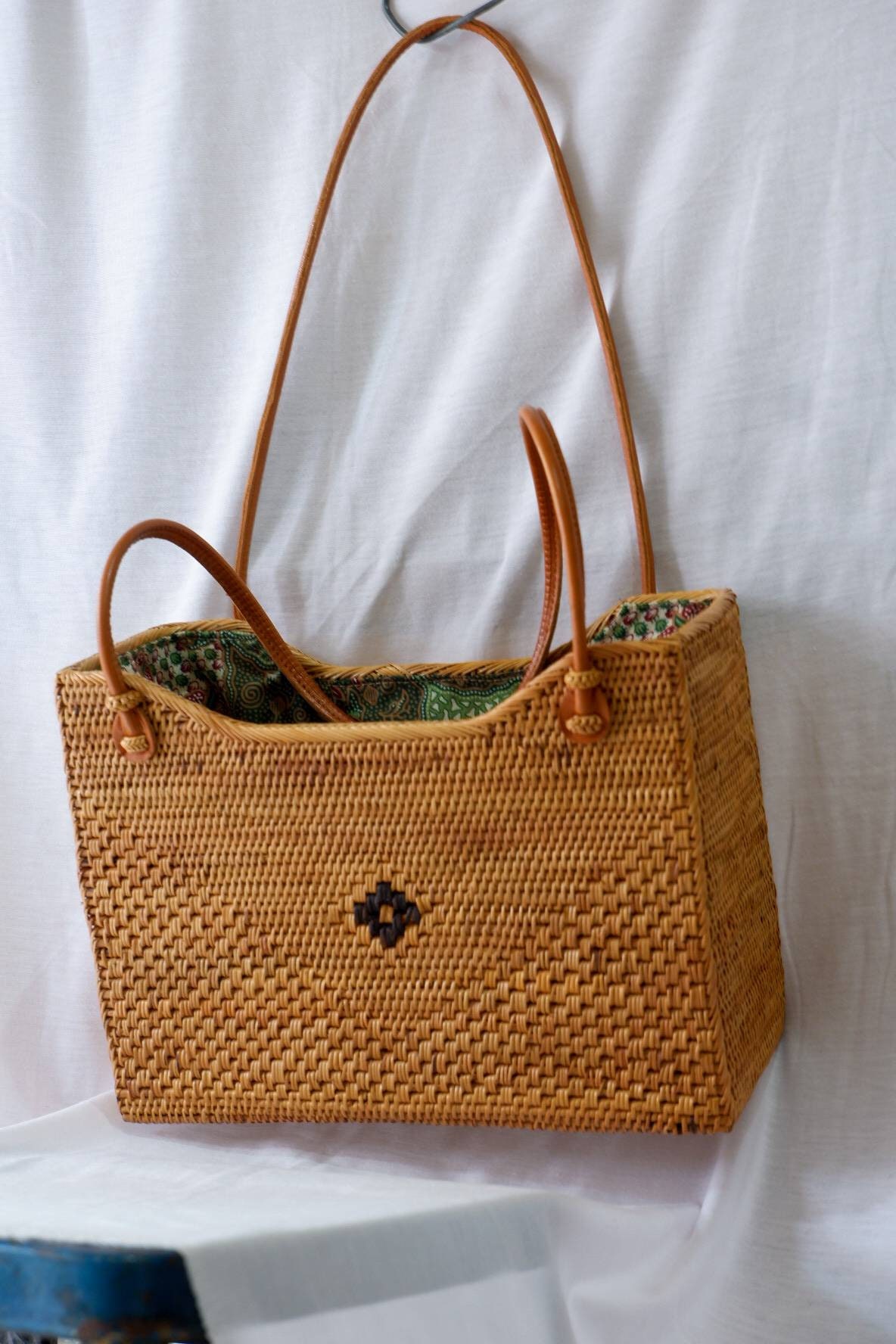 Rattan Bag Ata Grass Plaited Rattan Tote Bag Rattan - Etsy