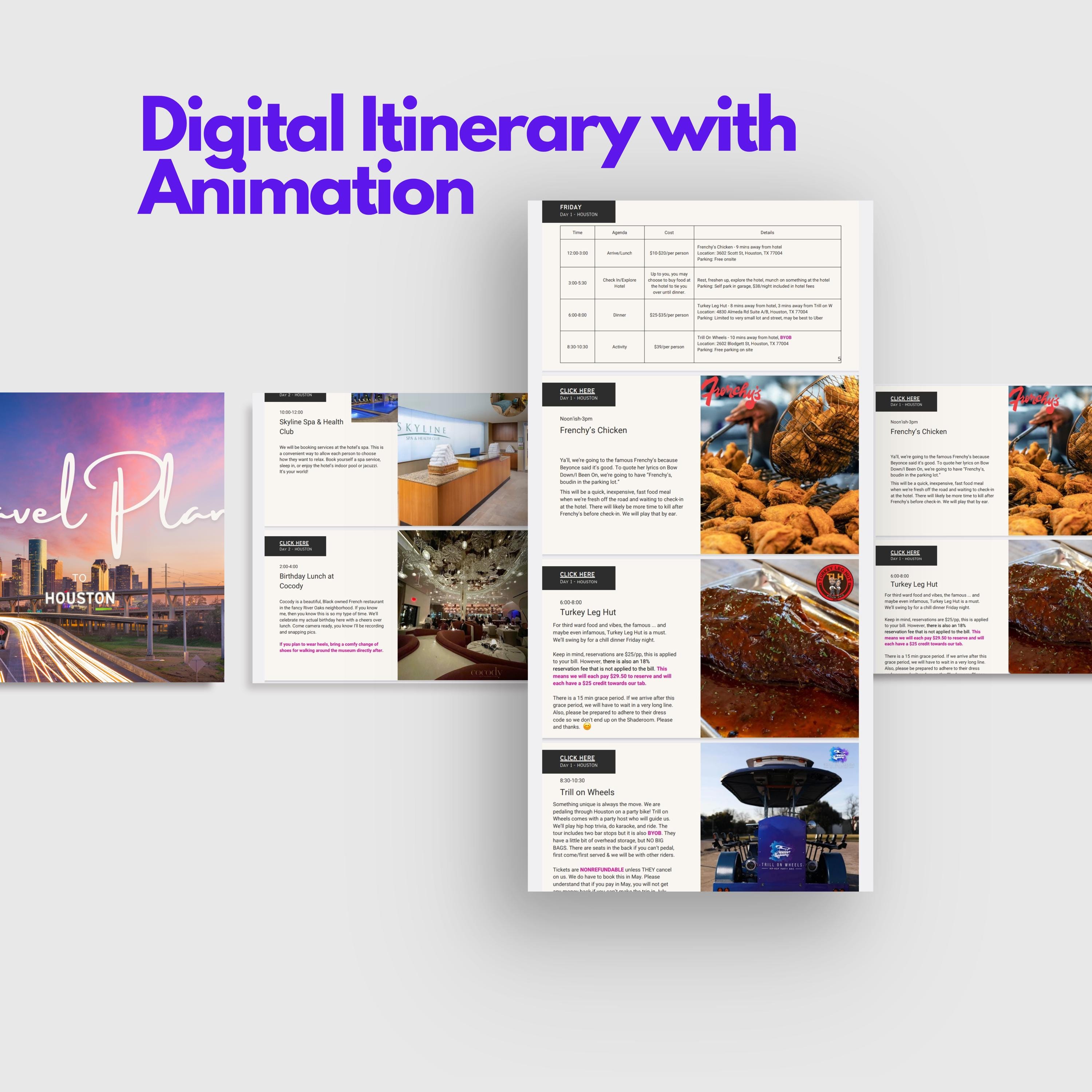 Customizable Travel Itinerary Template | Editable Canva Planner for Any ...