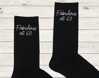 60th Birthday Socks - Etsy