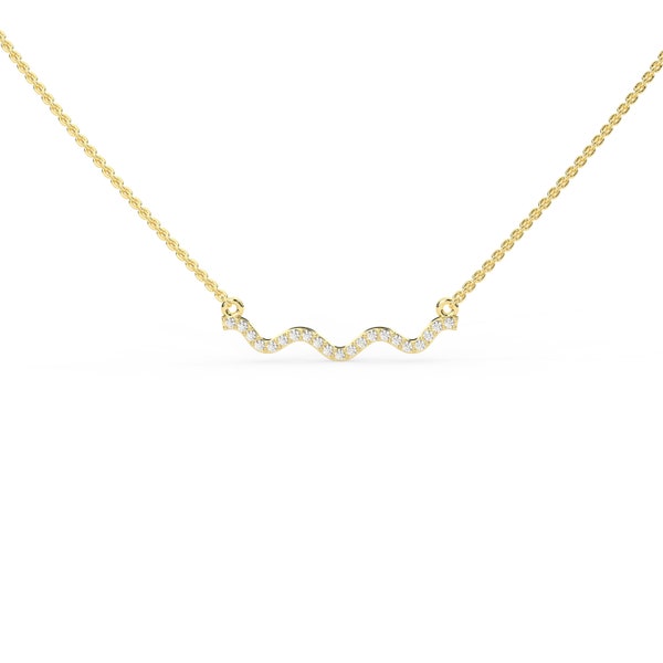 Zig Zag Necklace - Etsy