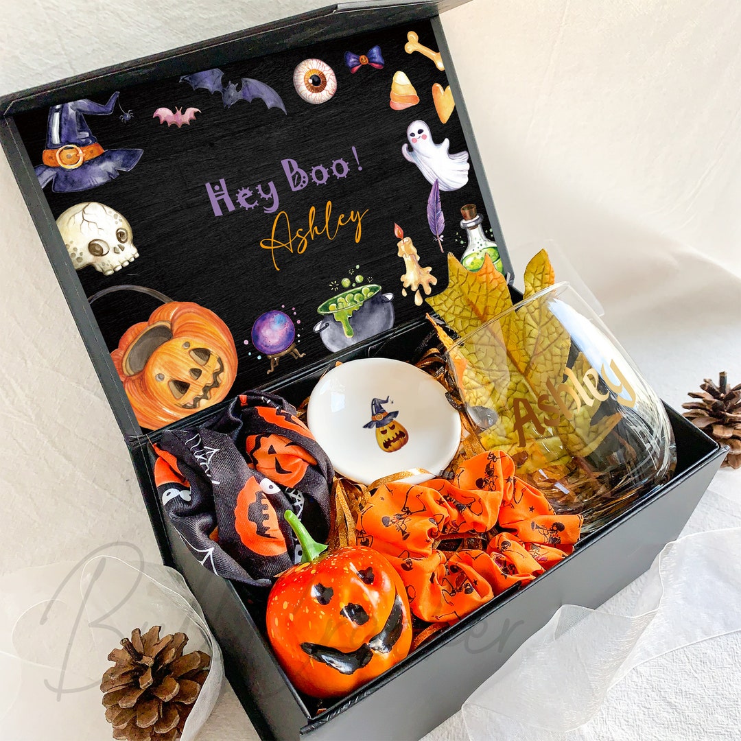 Spooky Gift Box Halloween Treat Favorhappy Halloween - Etsy