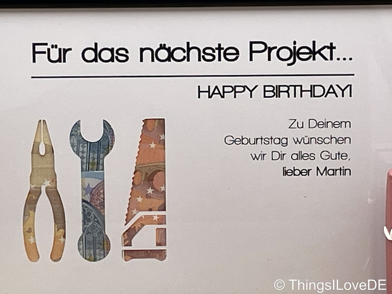 Geldgeschenk Geburtstag Mann Werkzeug Projekt - Etsy.de Geldgeschenk Geburtstag Mann Werkzeug Projekt - Etsy.de