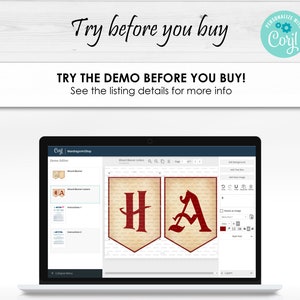 Wizard Banner EDITABLE Wizard Birthday Party Magic Birthday - Etsy