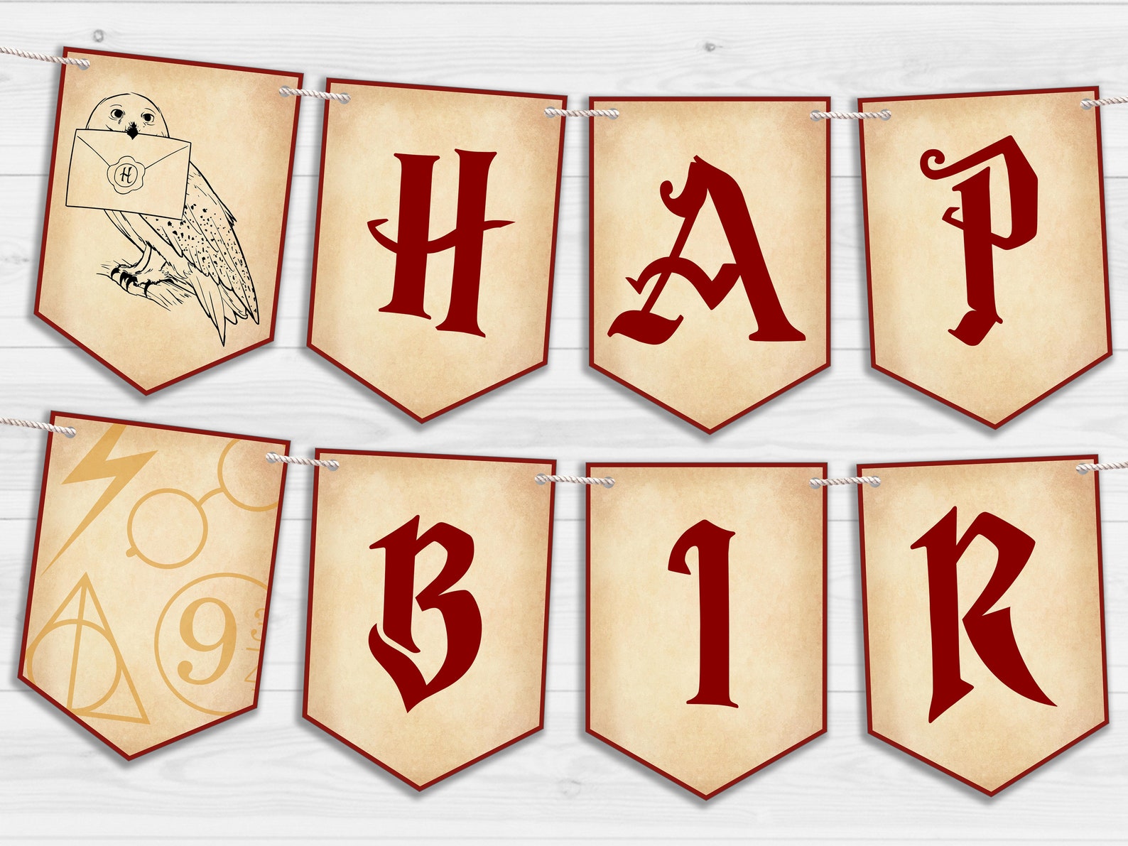 Wizard Banner EDITABLE Wizard Birthday Party Magic Birthday - Etsy