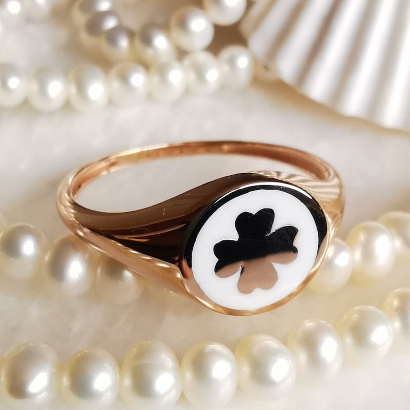 4 Leaf Clover Ring - Etsy