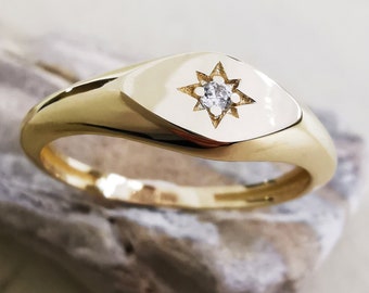 Gold North Pole Ring - Etsy