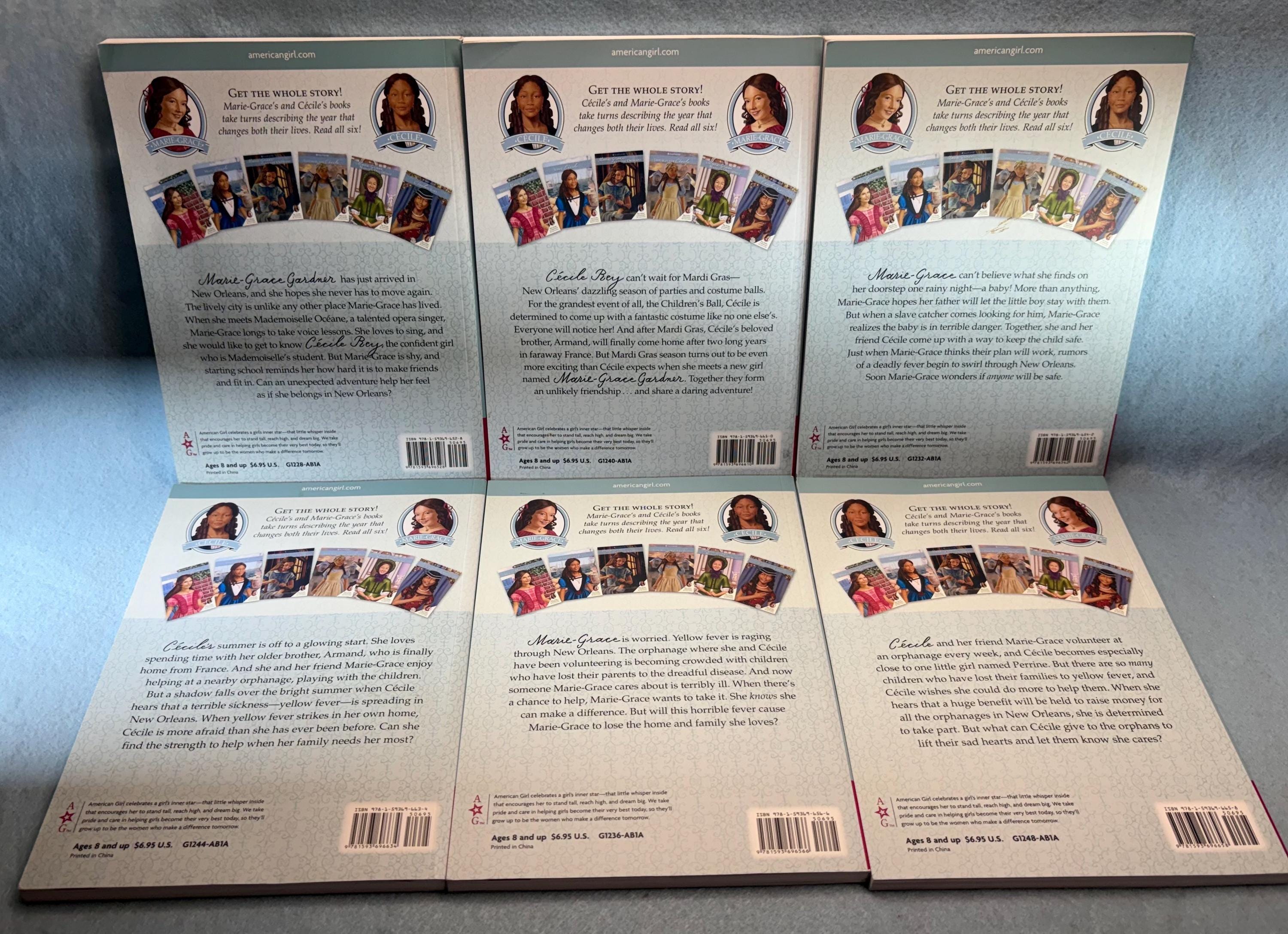 Marie Grace & Cecile American Girl Book Set - Etsy