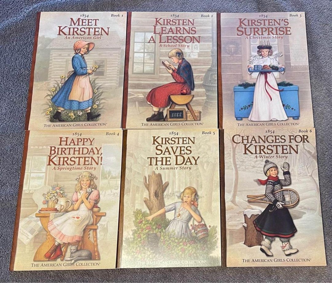 American Girl KIRSTEN Book Set Vintage - Etsy