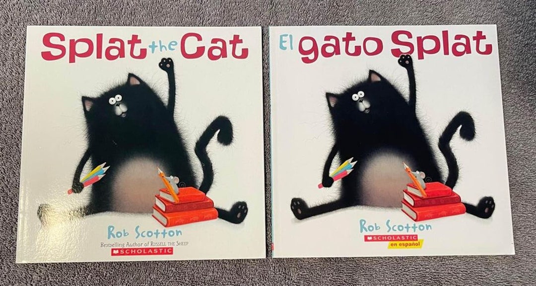 Splat the Cat Set 2 Paperback Books 1 English, 1 Spanish New With Free ...