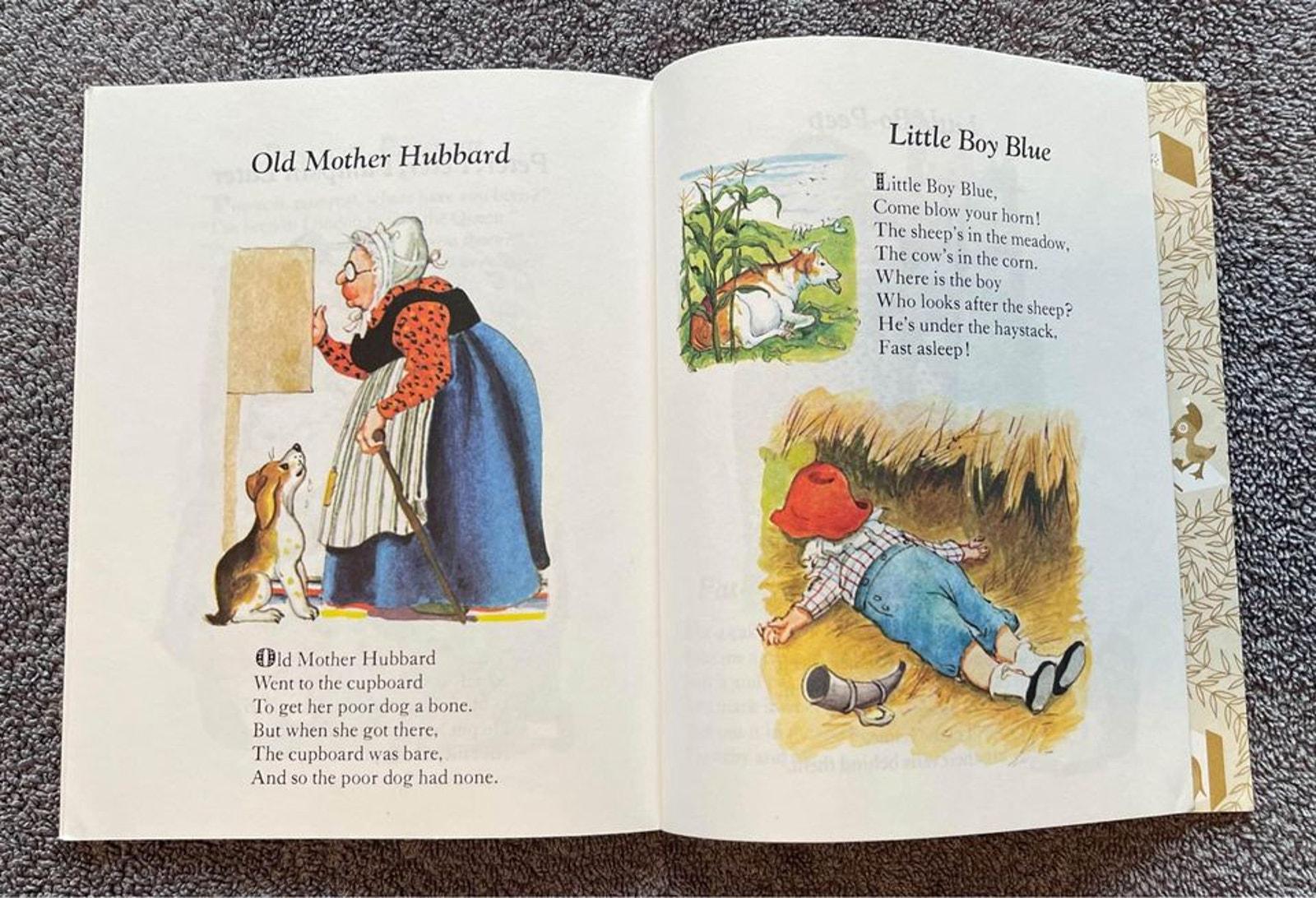 Eloise Wilkin's Mother Goose Little Golden Book 1961 - Etsy