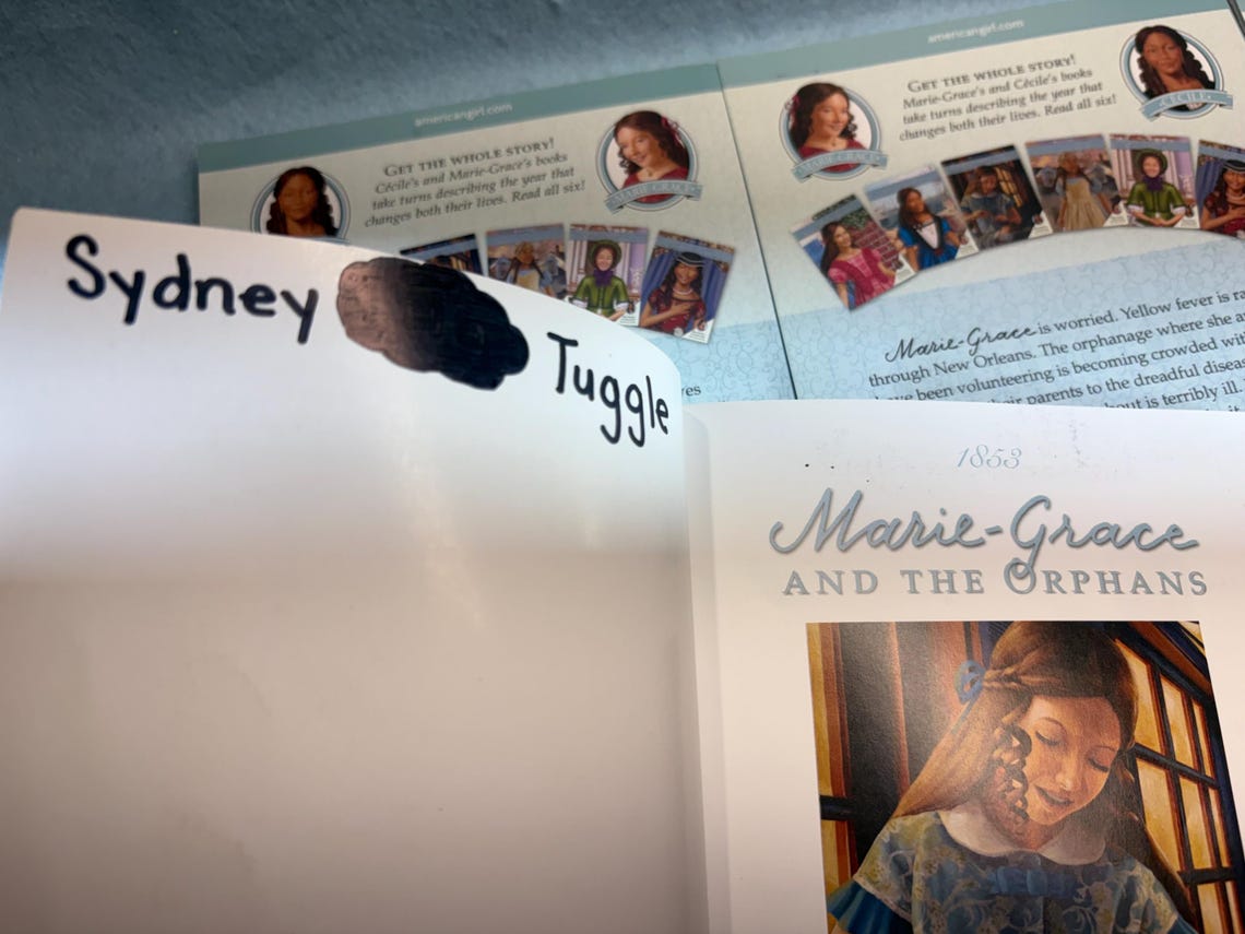 Marie Grace & Cecile American Girl Book Set - Etsy