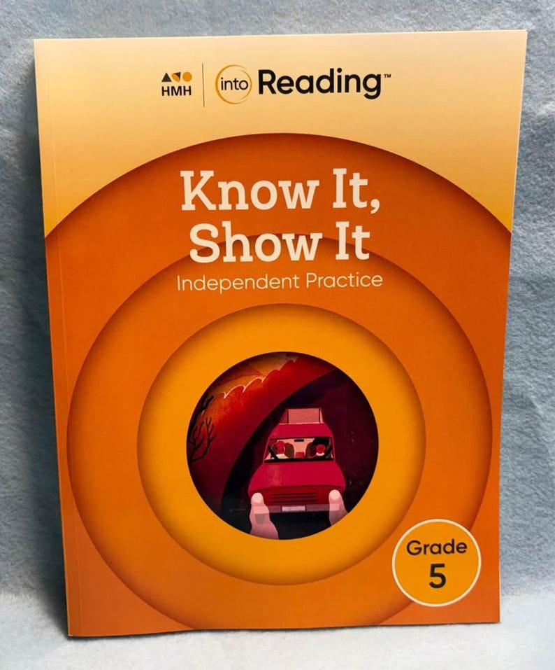 Grade 5 HMH Into Reading Know It Show It Workbook Independent Practice ...