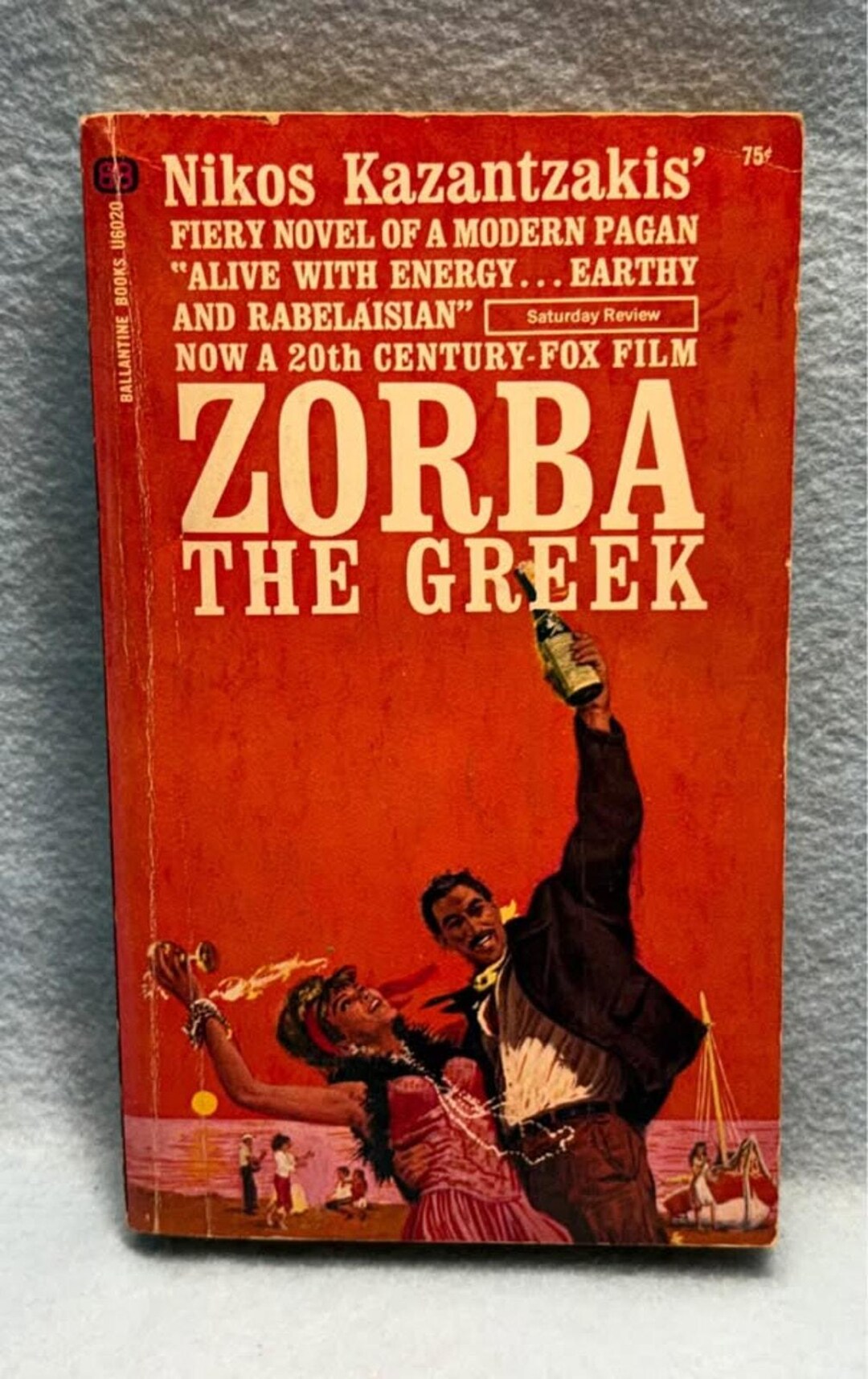 Zorba the Greek by Nikos Kazantzakis 1965 Vintage Paperback Ballantine ...