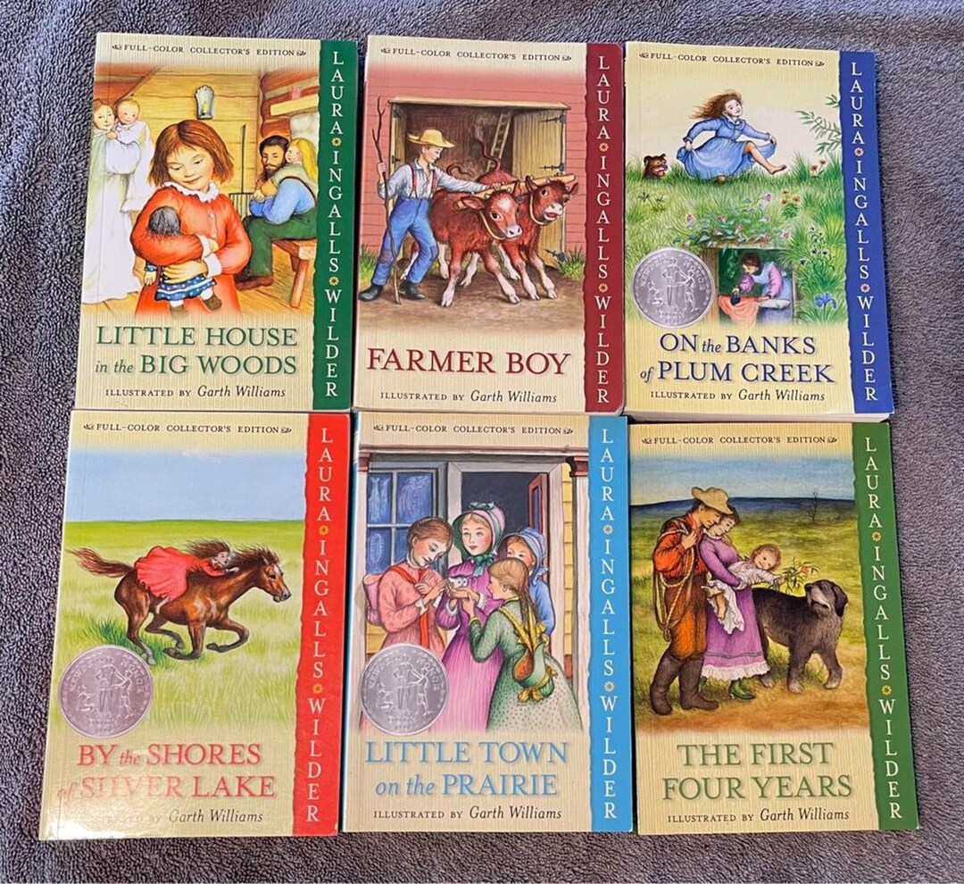 Little House Big Woods Farmer Boy Laura Ingalls Wilder Illustrated 6 ...
