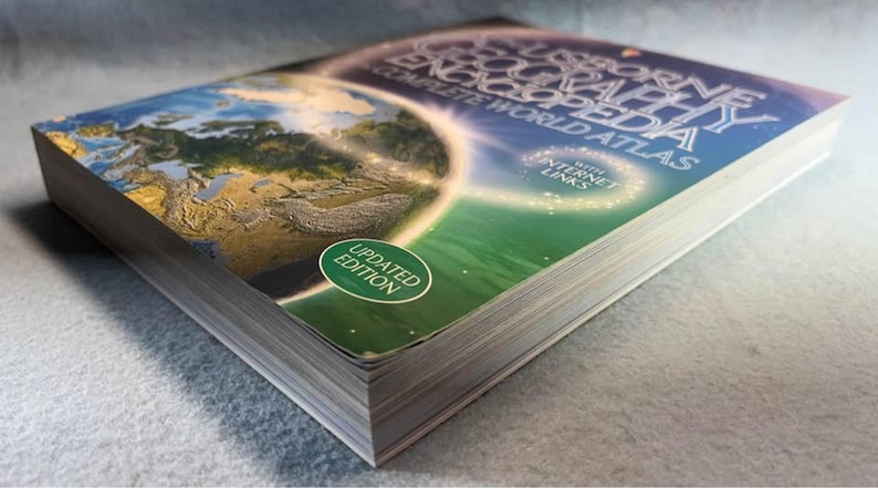 The Usborne Geography Encyclopedia: With Complete World Atlas - Etsy