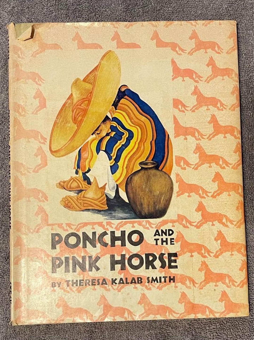 Poncho and the Pink Horse Theresa Kalab Smith Vintage Book - Etsy