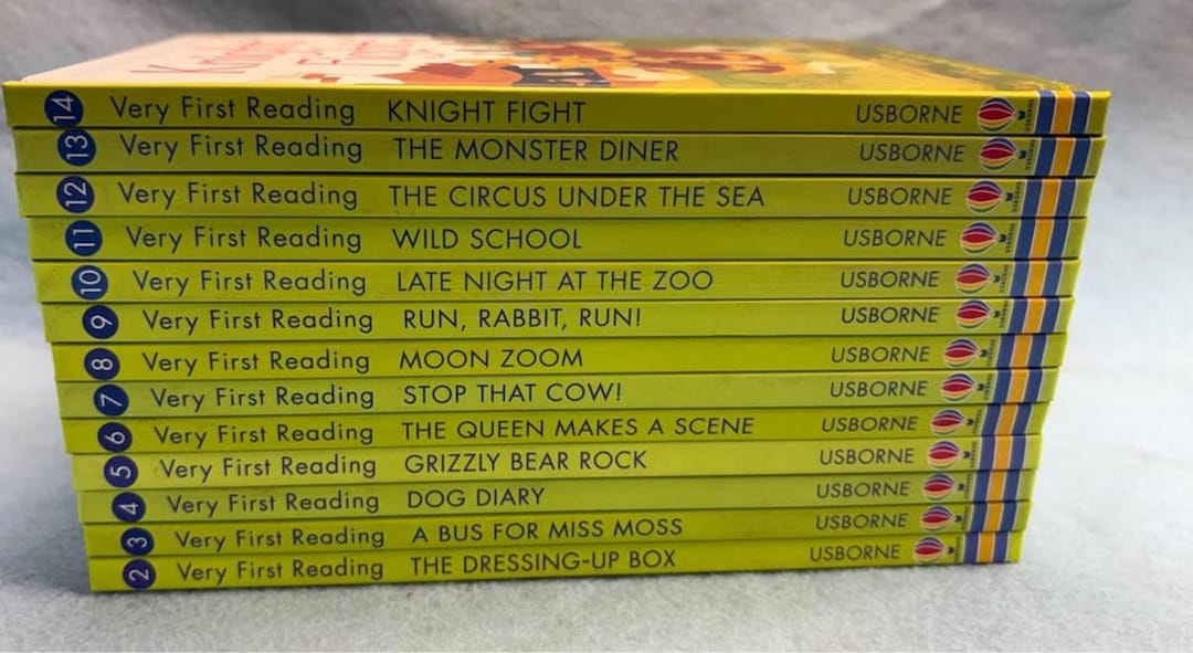 Usborne Very First Reading 2-14 Hardcover - Etsy