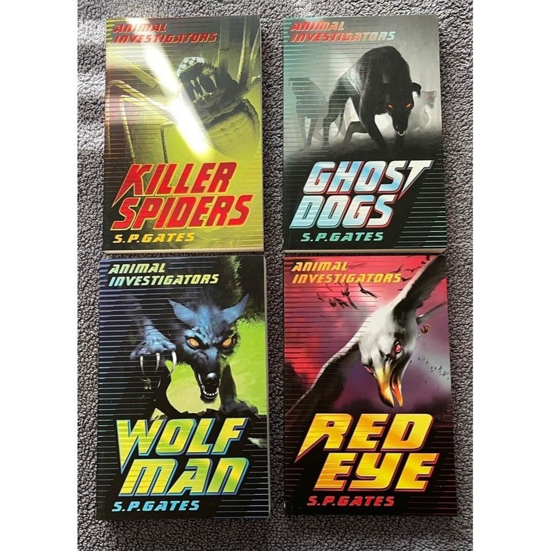 Usborne Animal Investigators LOT 4 NEW Books Killer Spiders, Ghost Dogs ...