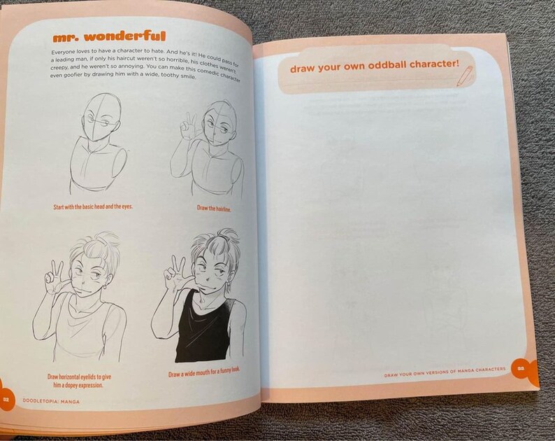 Doodletopia Manga: Draw, Design, and Color Your Own Super-cute Manga ...