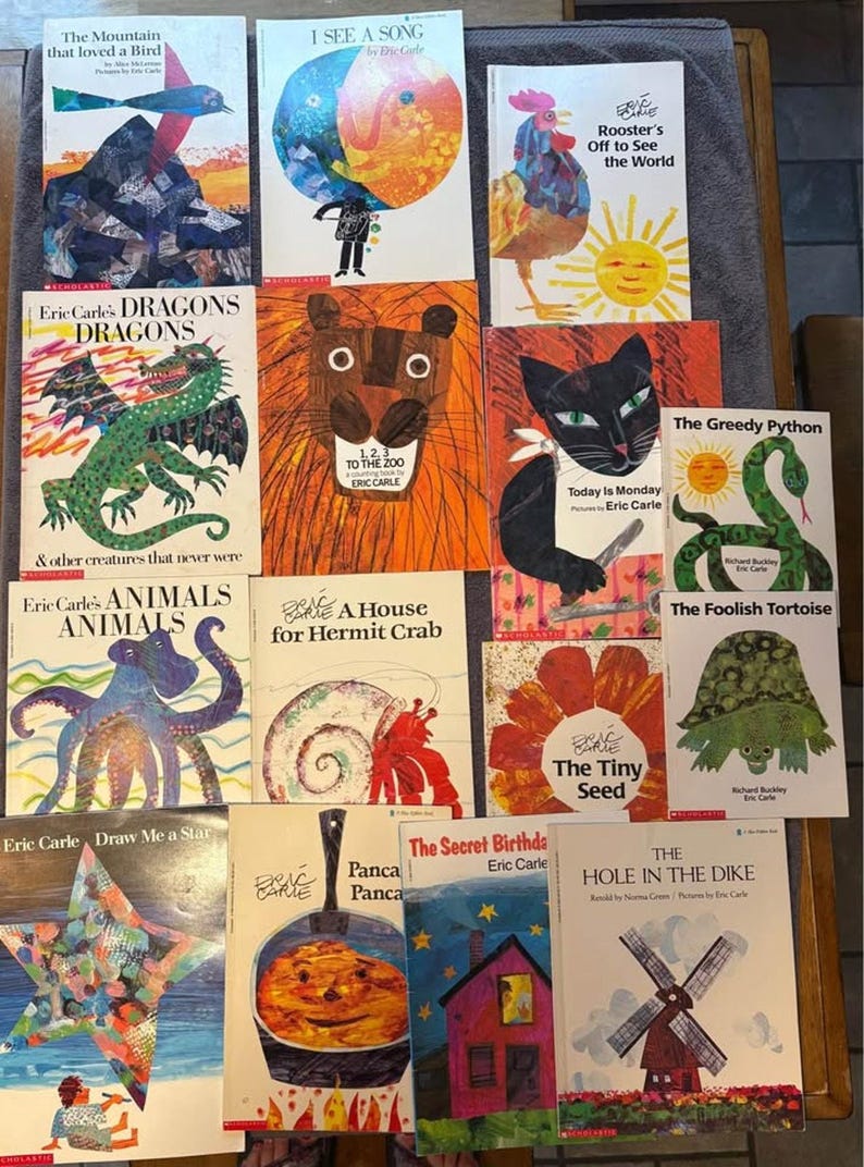 Eric CARLE Lot of 15 Paperback Books - Etsy