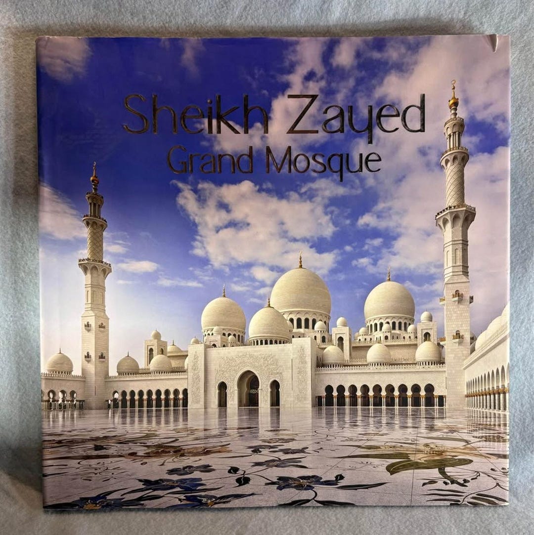 Sheikh Zayed Grand Mosque Coffee Table Hardcover Book - Etsy