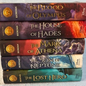 Rick Riordan the Heroes of Olympus Hardcover Set Percy Jackson - Etsy