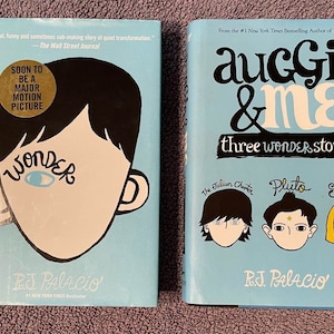 Three Wonder Stories WONDER Books RJ Palacio Auggie Me Free Shipping - Etsy