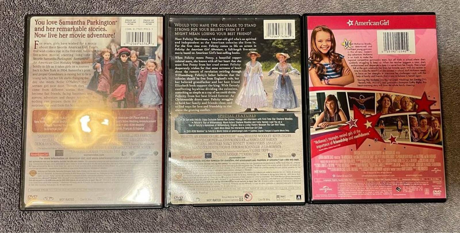 American Girl Dvds Samantha Felicity Mckenna - Etsy