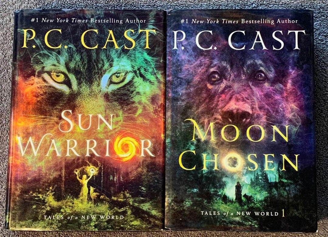 Sun Warrior and Moon Chosen PC Cast 2 Hardcover Books Free Shipping - Etsy