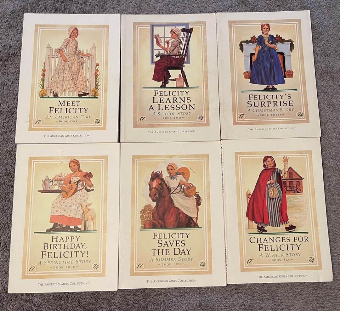 American Girl FELICITY Vintage Pleasant Company Book Set - Etsy
