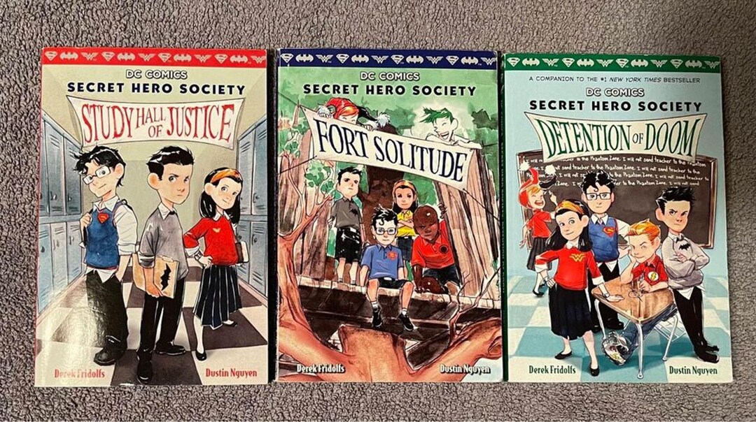 DC Comics Secret Hero Society Set 3 Paperback Books - Etsy