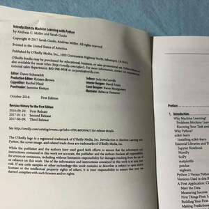 Introduction to Machine Learning With Python: A Guide for Data Scientists Muller - Etsy