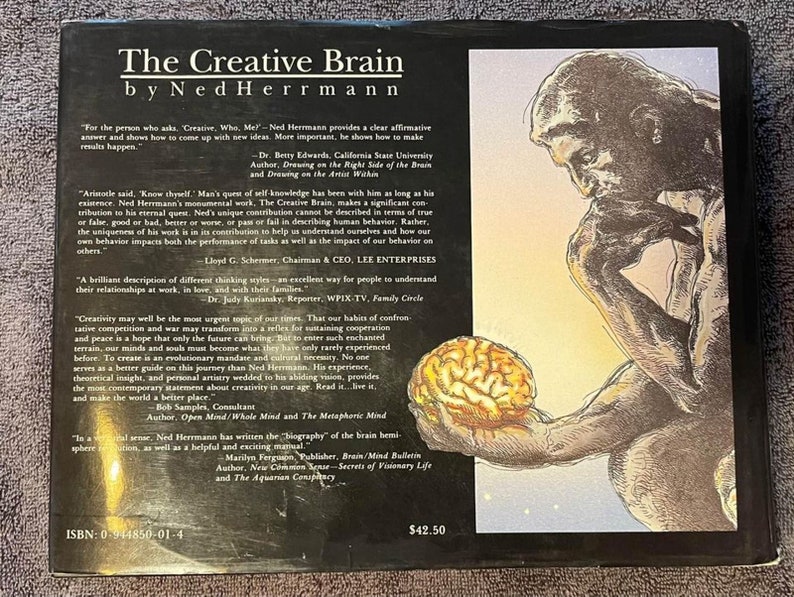 Ned Herrmann the Creative Brain Hardcover Book - Etsy