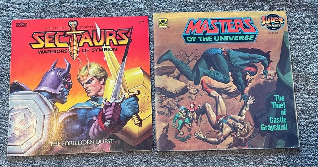 Masters of the Universe Vintage Books Sectaurs MATU - Etsy