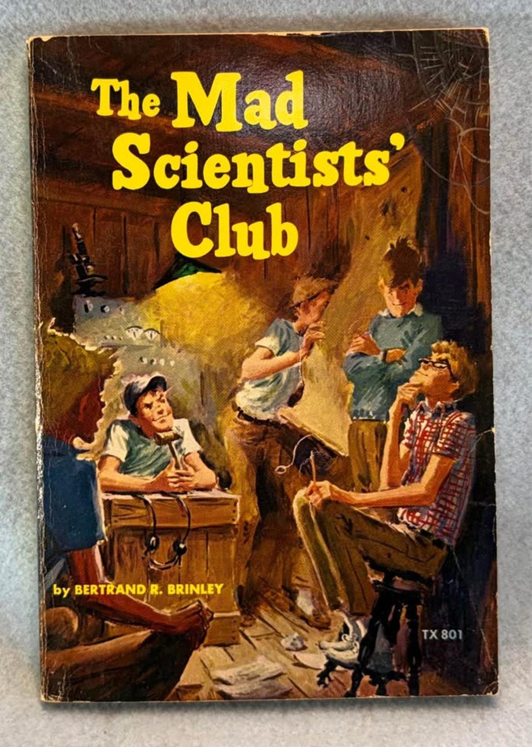 The Mad Scientists Club by Bertrand R. Brinley Scholastic Paperback ...