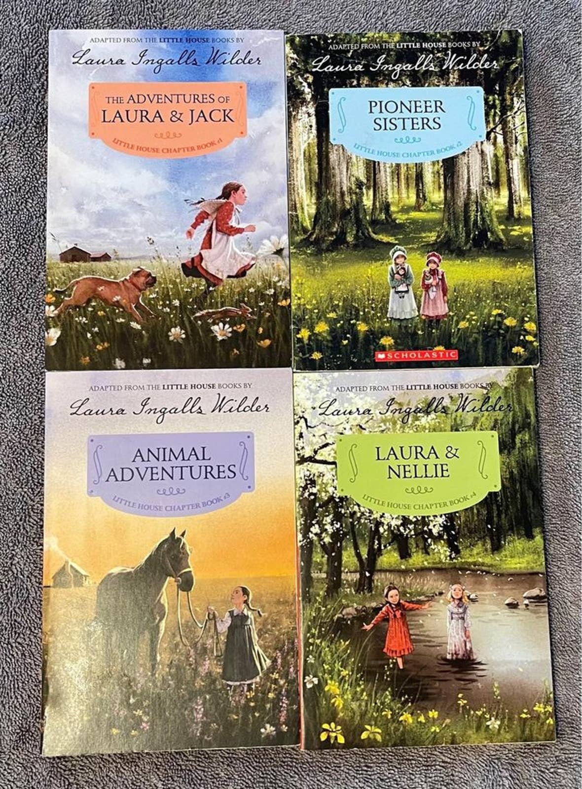 Laura Ingalls Wilder Adapted Chapter Books Set 4 - Etsy
