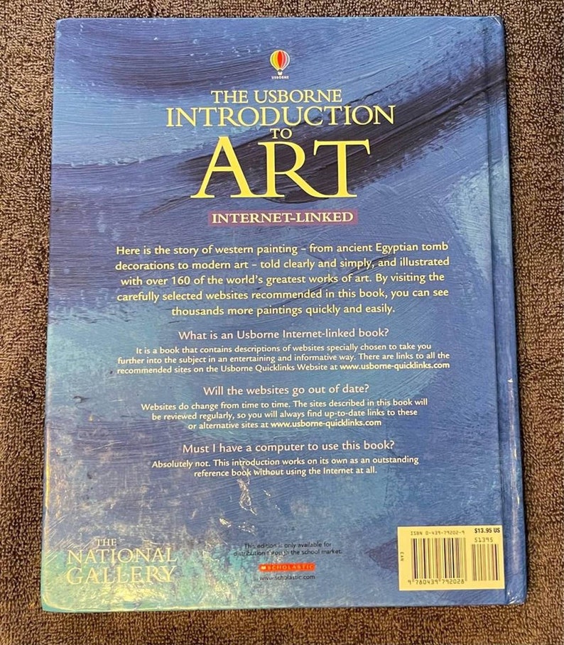 The Usborne Introduction to Art: Internet - Linked Hardcover Book - Etsy