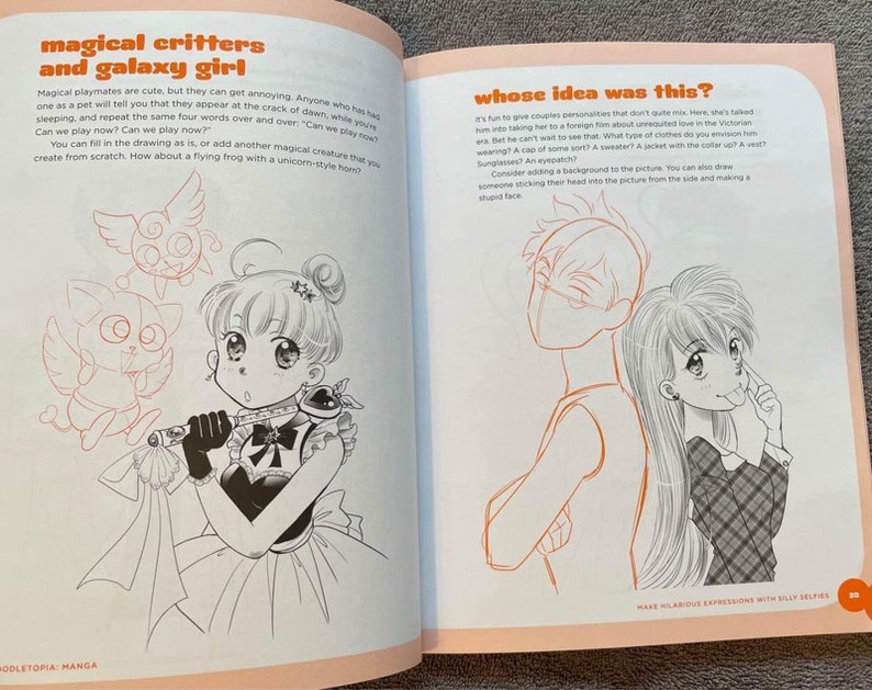 Doodletopia Manga: Draw, Design, and Color Your Own Super-cute Manga ...