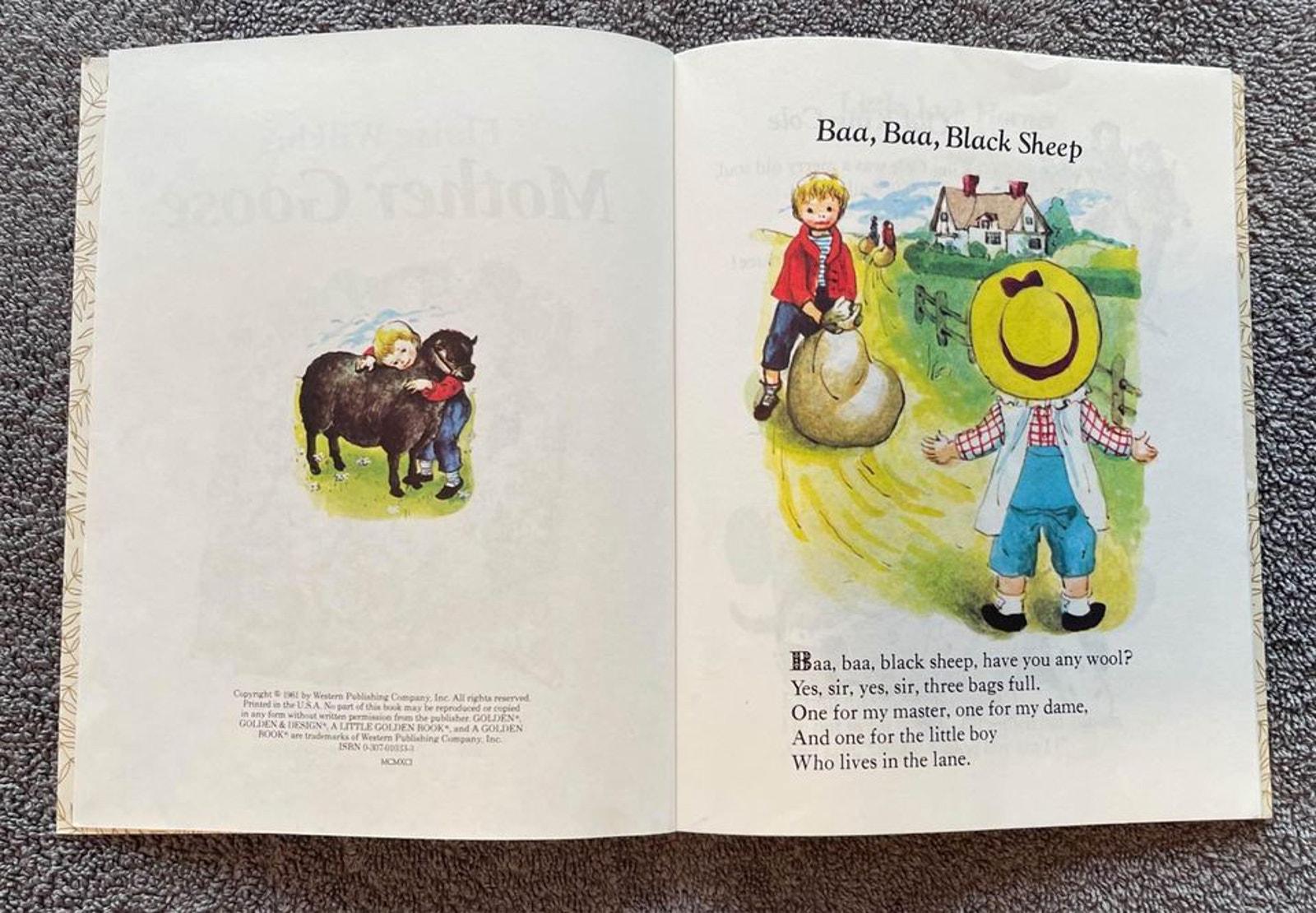 Eloise Wilkin's Mother Goose Little Golden Book 1961 - Etsy