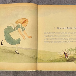 Dandelion Library Alice in Wonderland Book 1955 - Etsy