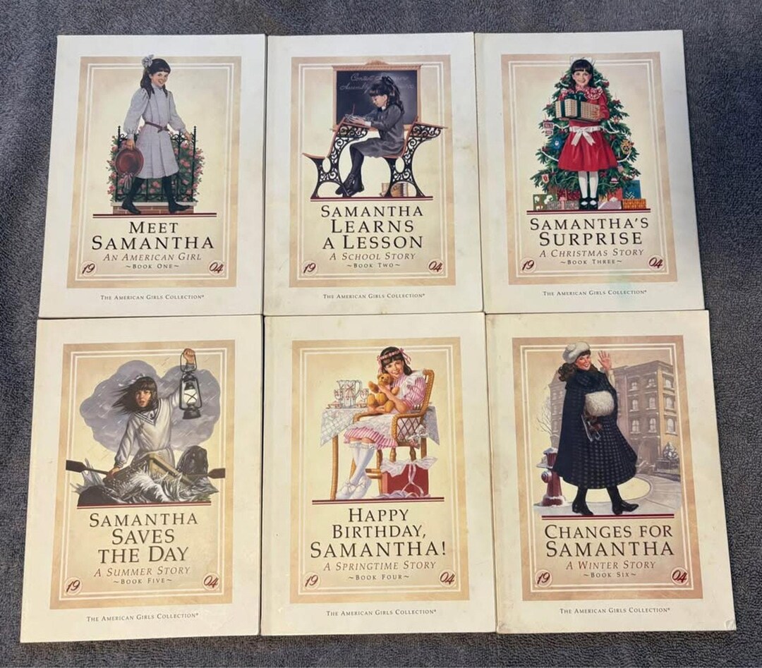 American Girl Samantha Set 6 Books Pleasant Company Vintage - Etsy