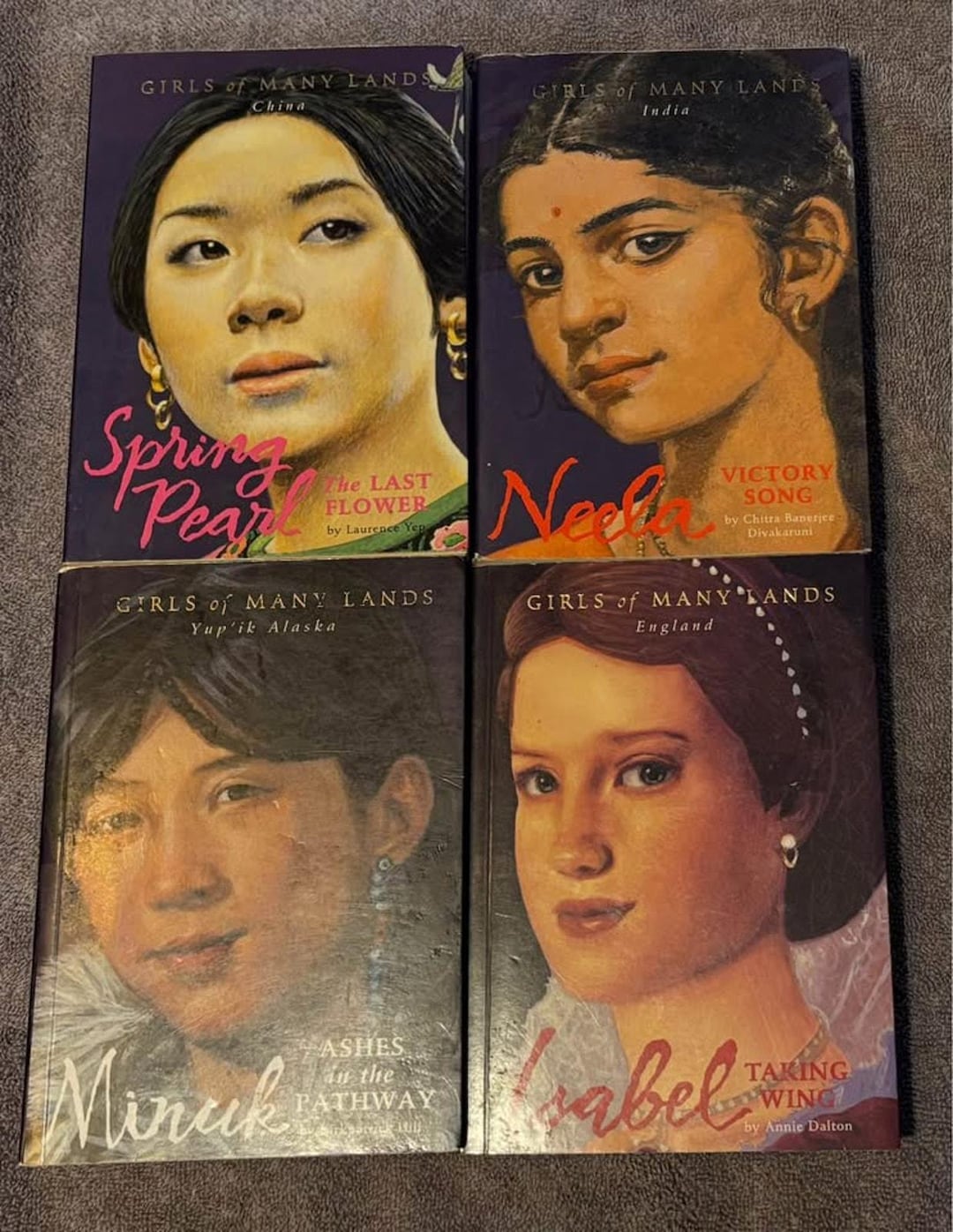 Girls of Many Lands Neela Isabel Spring Pearl Miruk American Girl Books ...