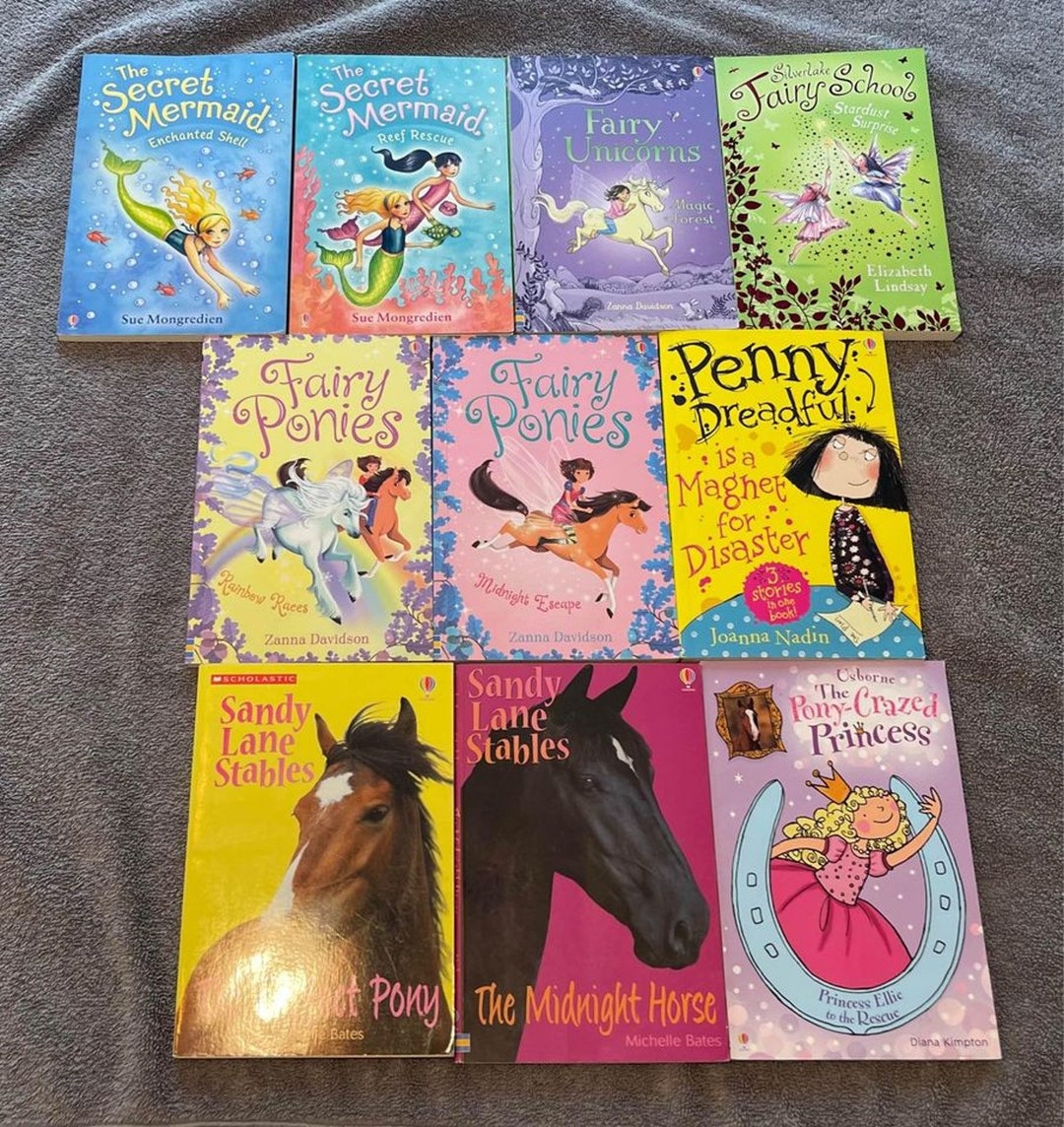 Usborne Chapter Books Horses Mermaid Pony Unicorn Lot of 10 - Etsy