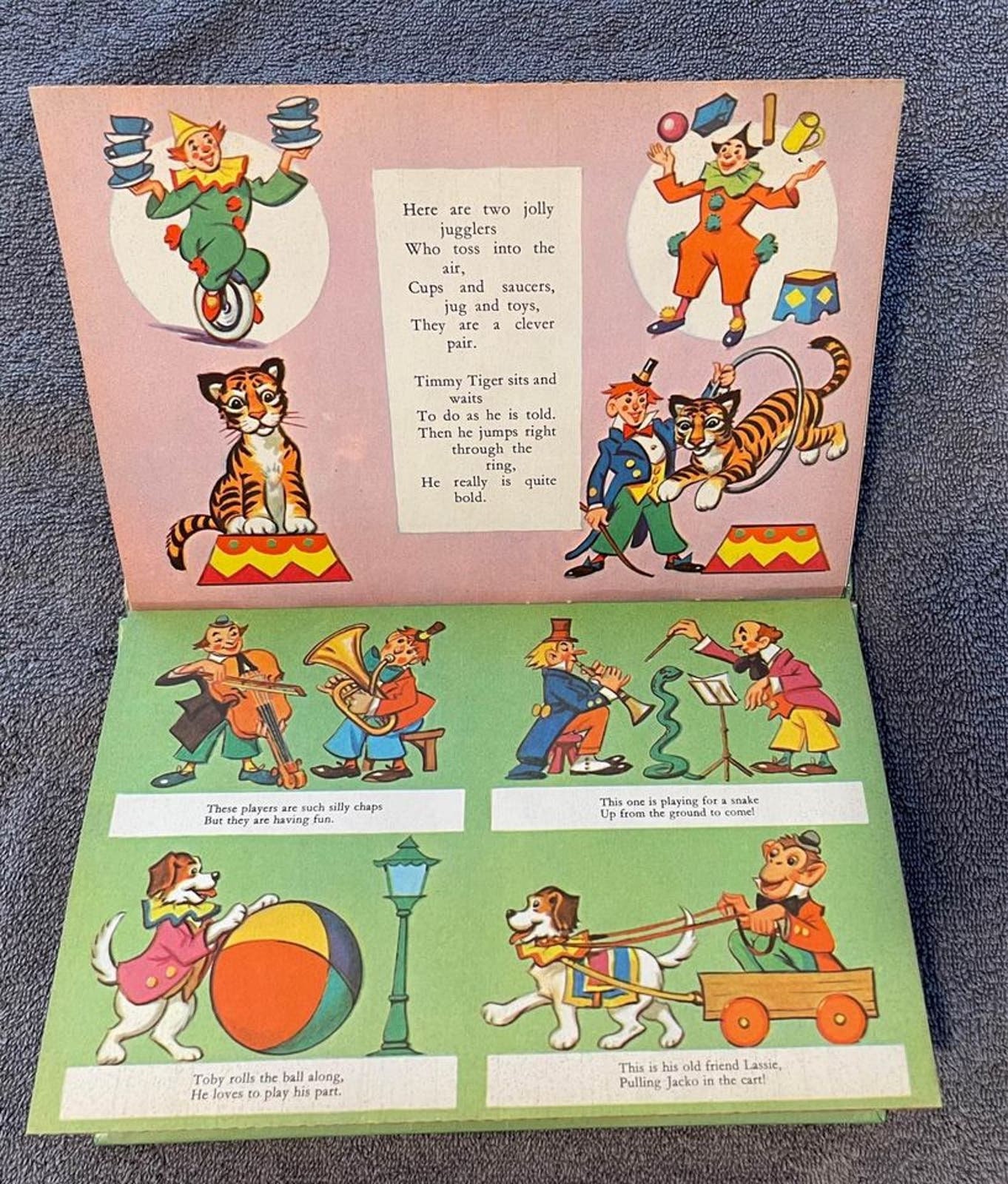 Dean's Circus Pop up Book Paper Art Vintage Children's Dean & Son LTD ...