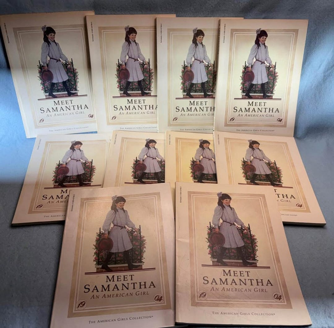 American Girl Meet SAMANTHA Classroom Lot 10 Books Scholastic - Etsy